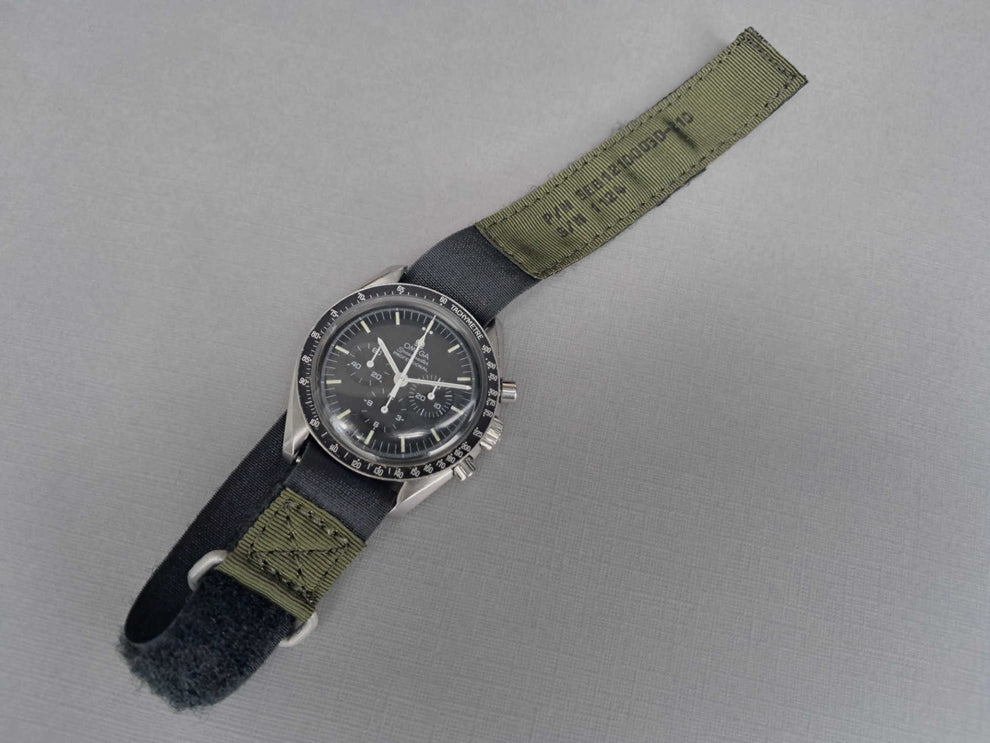 Short NASA watch strap used aboard Space Shuttle with vintage Velcro ...
